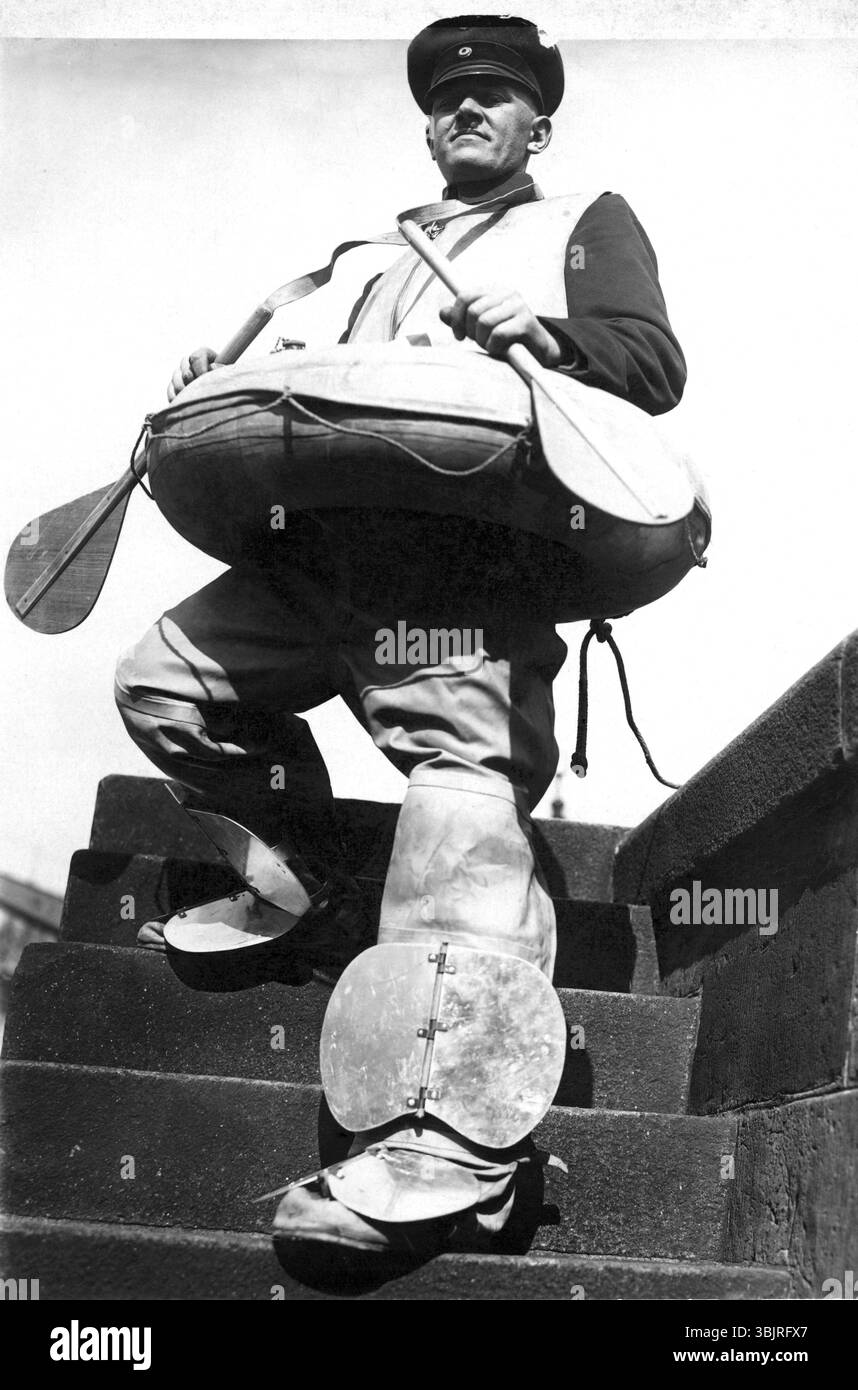 Man rescue on water Black and White Stock Photos & Images - Alamy