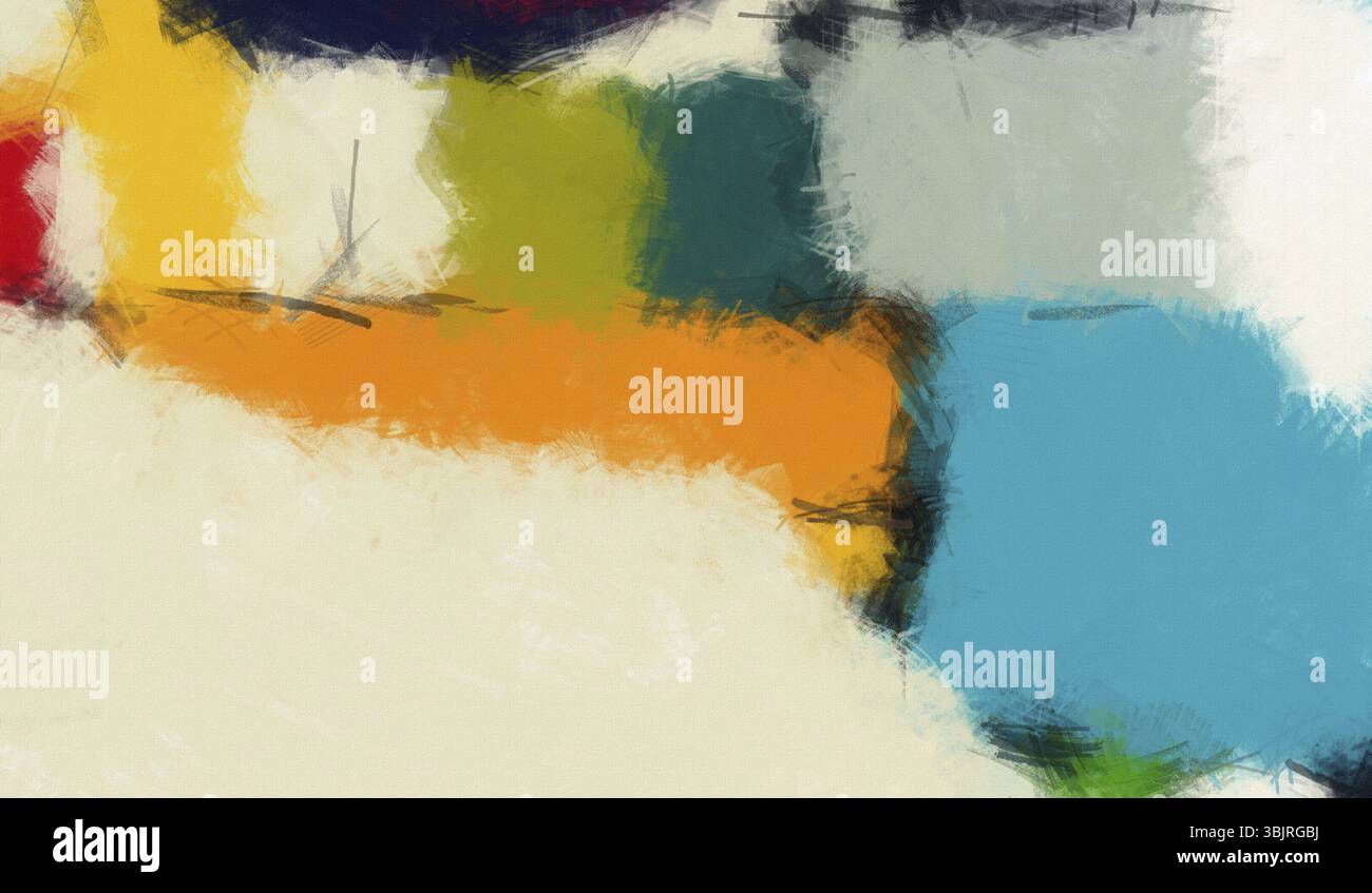 Abstract art brush blending template 1 Stock Photo - Alamy