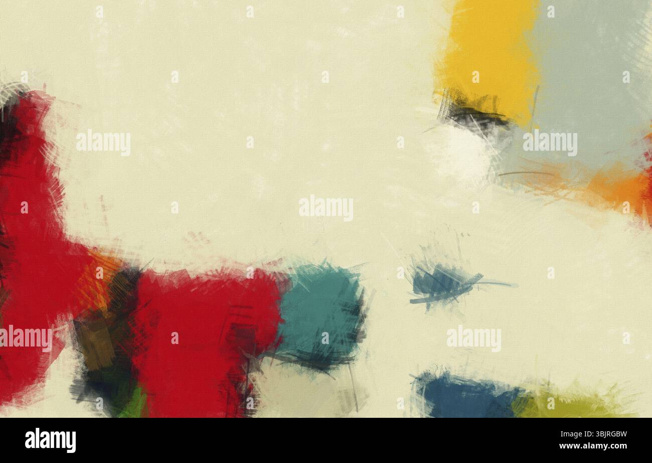 Abstract art brush blending template 2 Stock Photo - Alamy