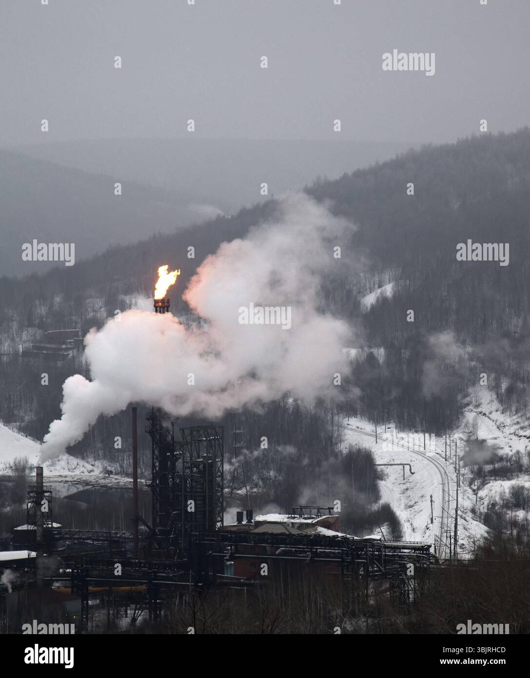 Plant of methanol and synthetic resins manufacturers among the ...
