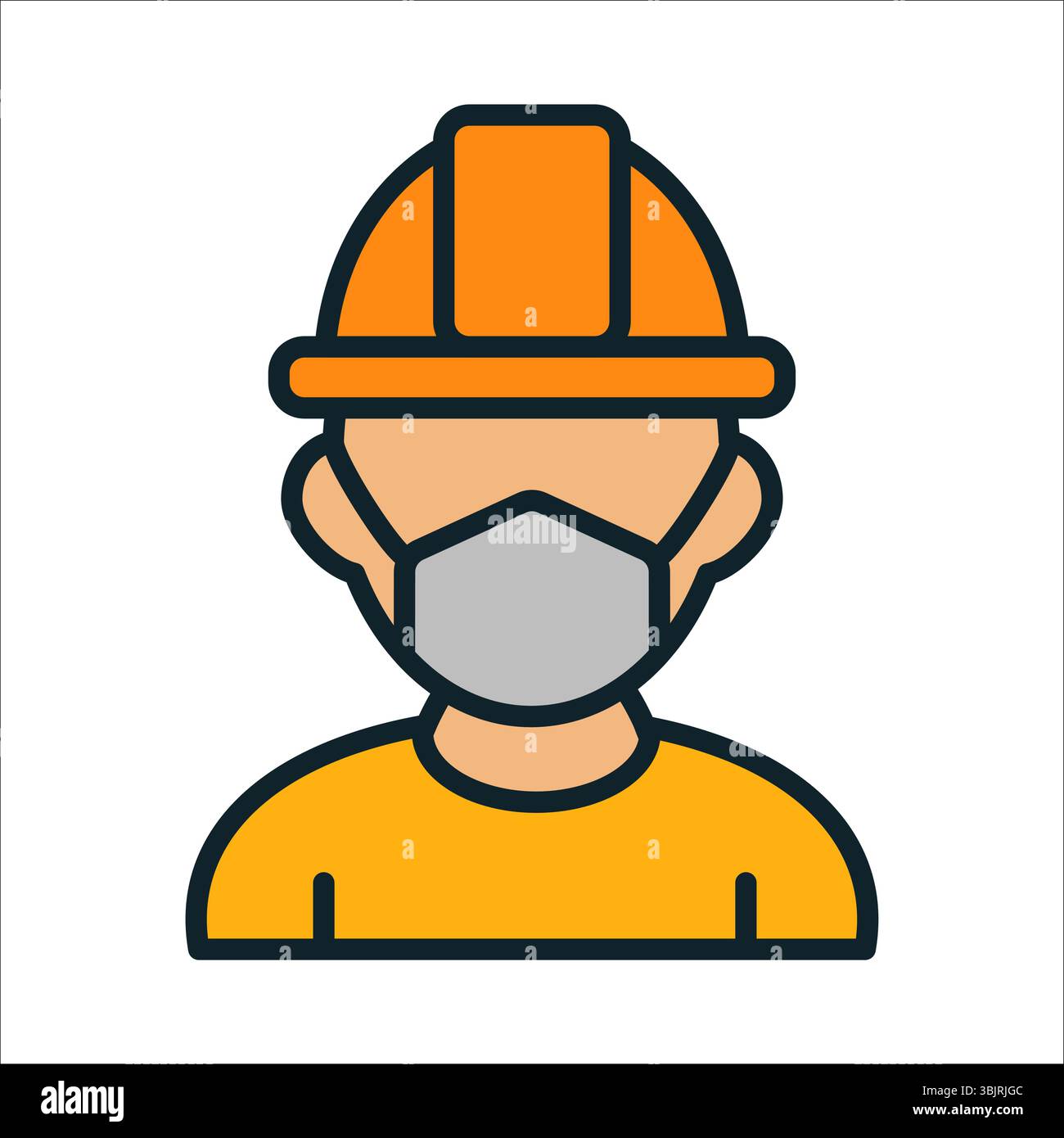 Manual workers in safety Stock Vector Images - Alamy