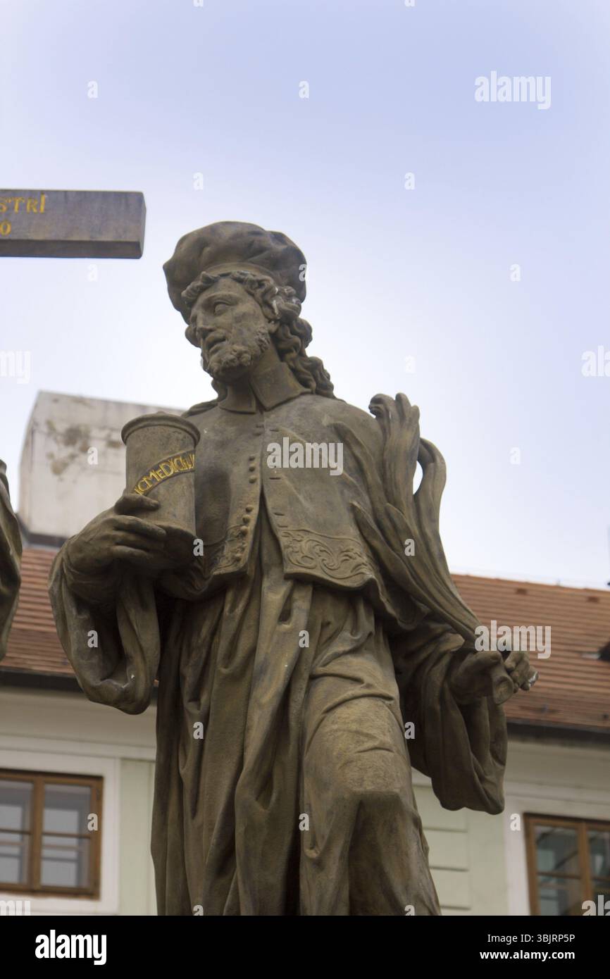 Charles bridge jesus on hi-res stock photography and images - Alamy