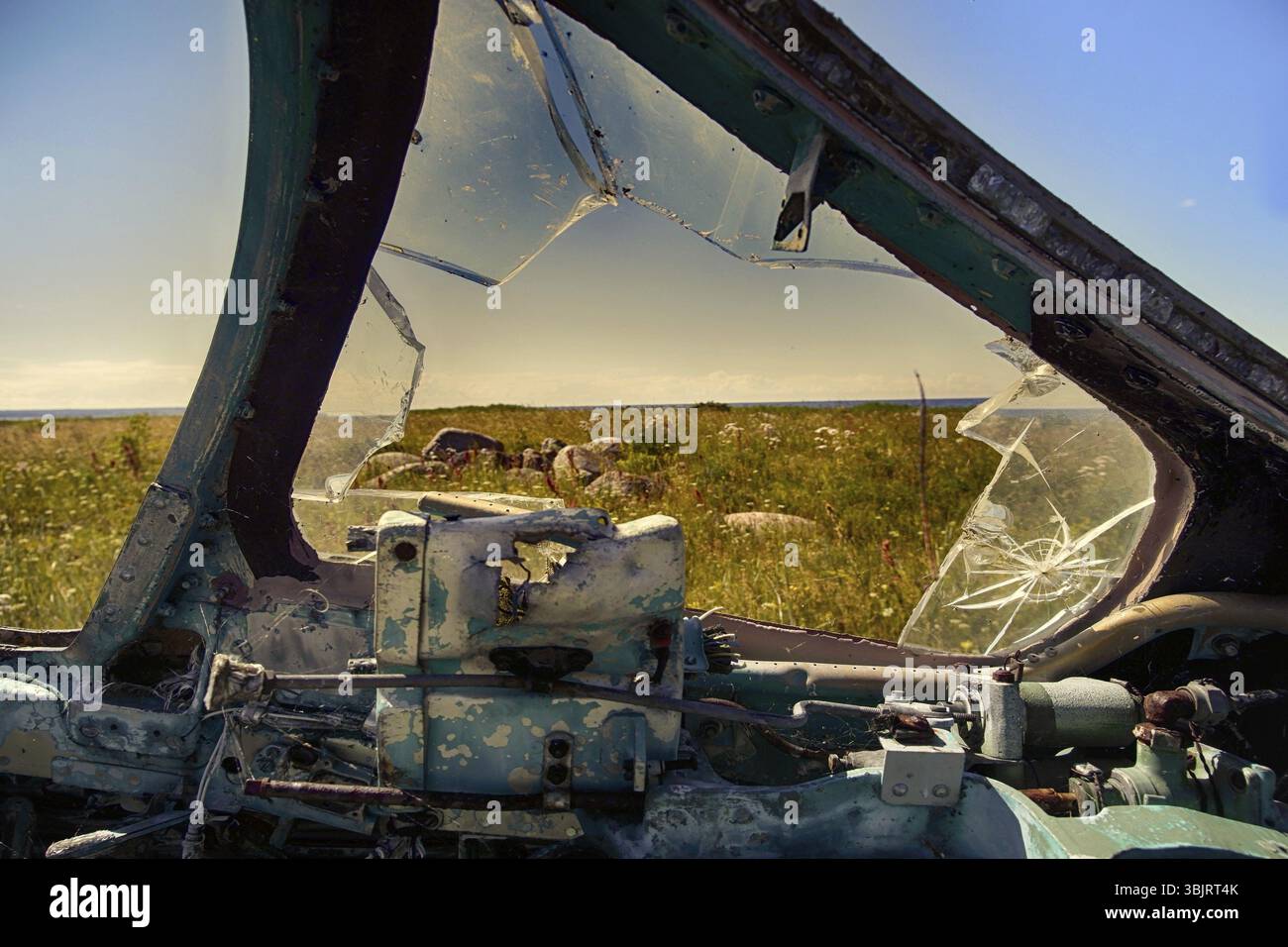 Wrecked military plane hi-res stock photography and images - Alamy