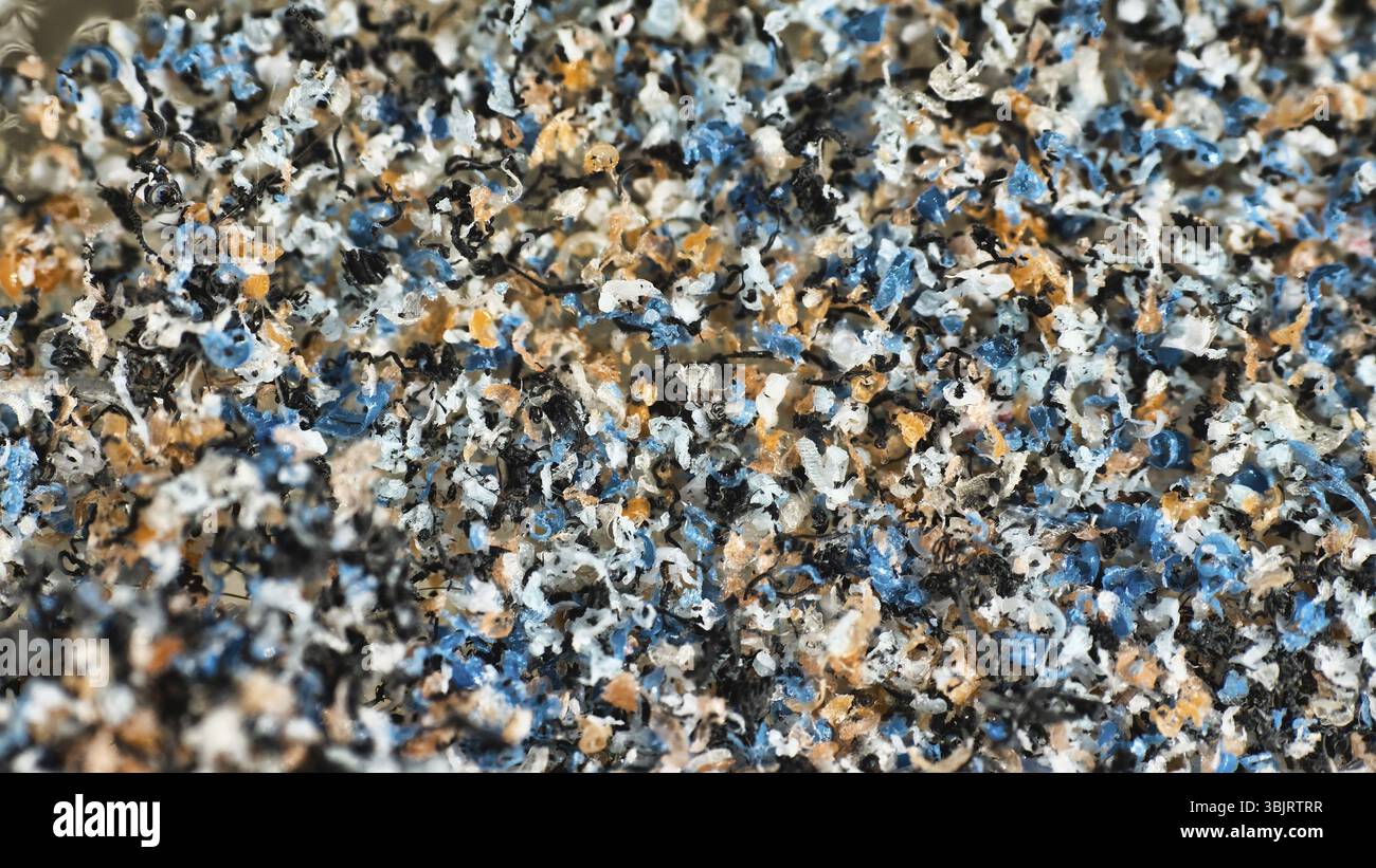 Plastic gets into sea, gradually destroyed by waves and sun. Plastic ...