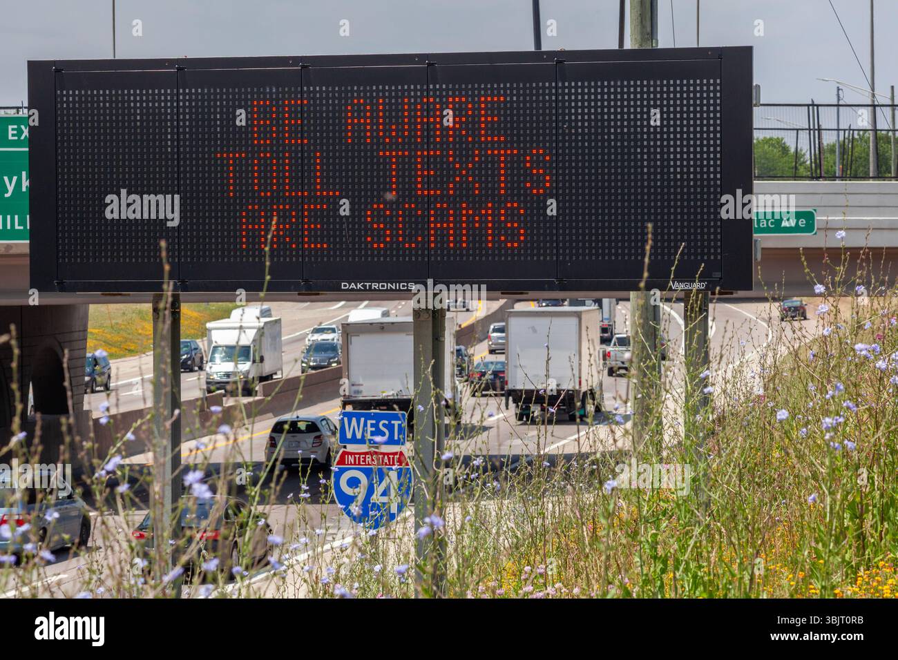 Fake toll road hi-res stock photography and images - Alamy