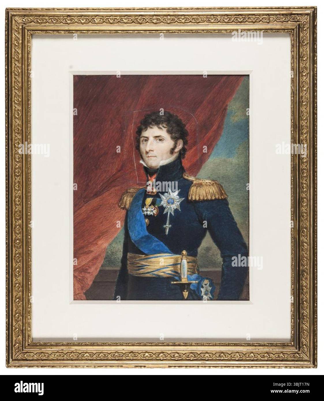 Lars Svensson Sparrgren - Carl XIV Johan, King of Sweden Stock Photo ...