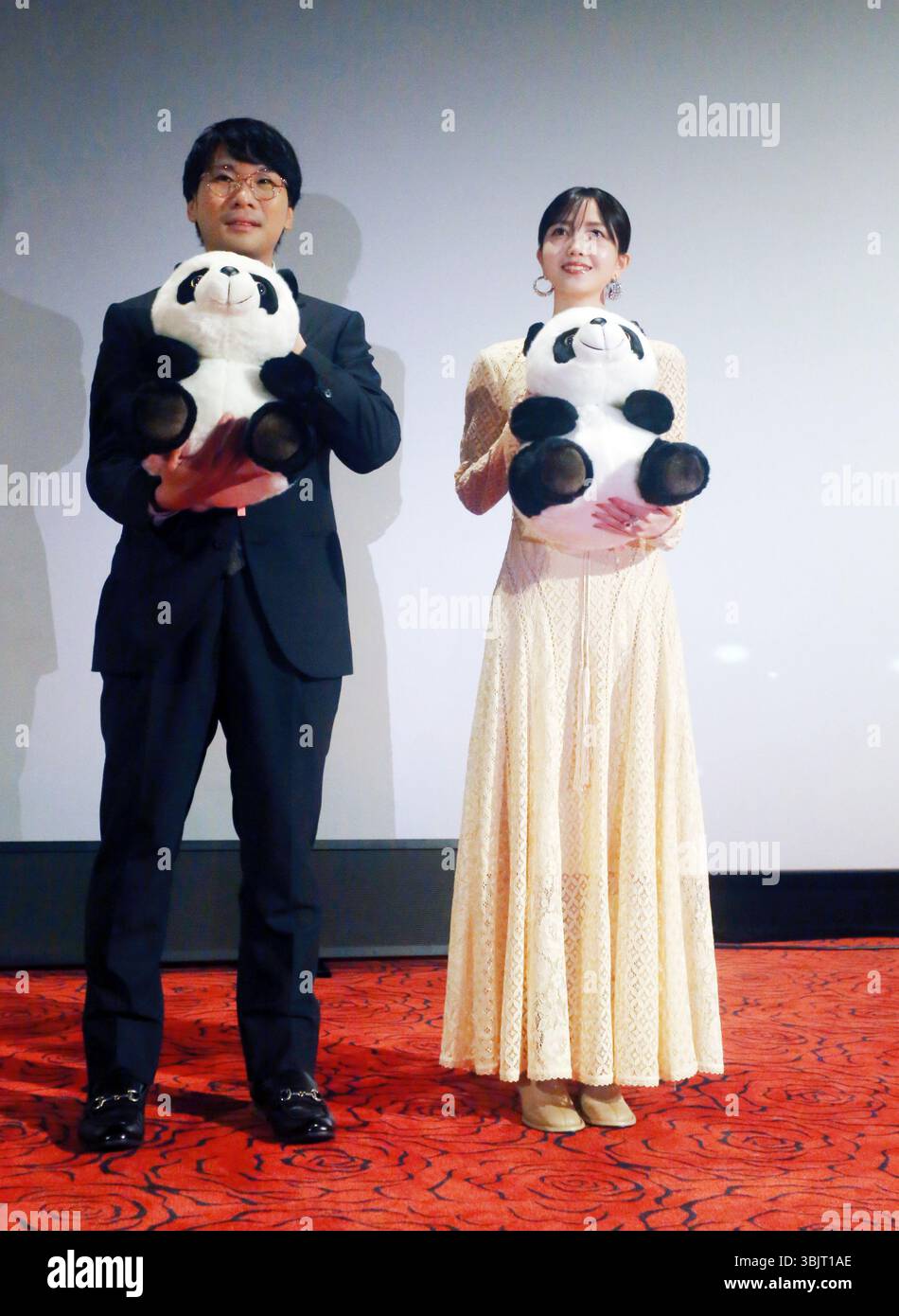 SHANGHAI, CHINA - JUNE 15, 2025 - Japanese director Yugo Sakamoto and ...