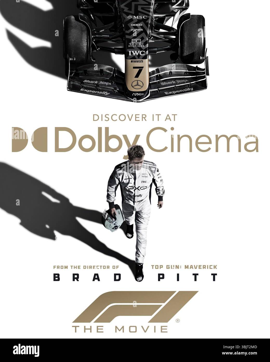 F1: THE MOVIE, (aka F1), Dolby Cinema poster, Brad Pitt, 2025. © Warner ...