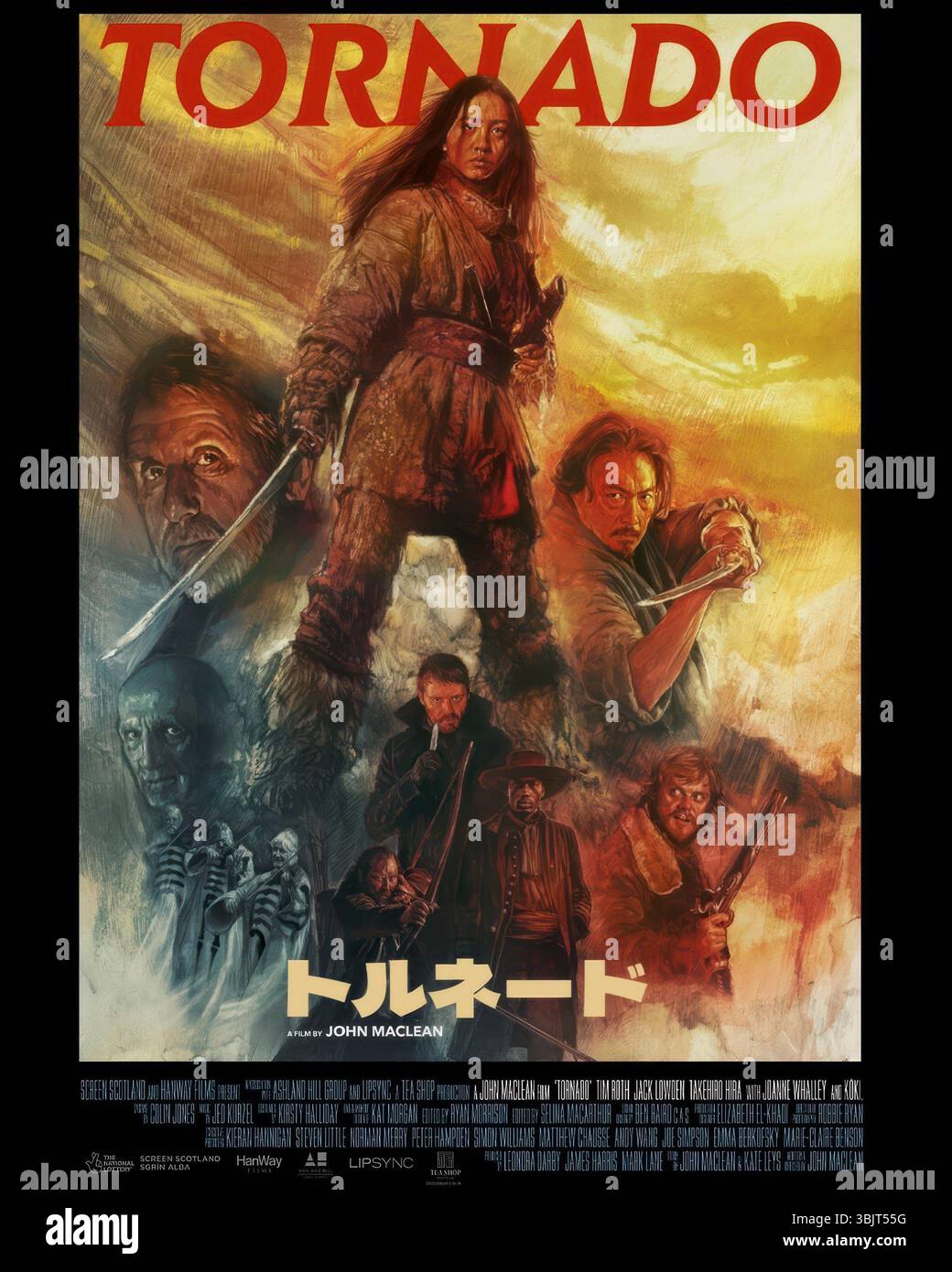 TORNADO, special giveaway poster, top: Koki, middle from left: Tim Roth ...