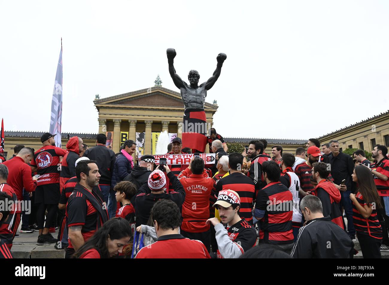 Philadelphia -USA, June 16, 2025 FIFA Club World Cup, Flamengo fans ...