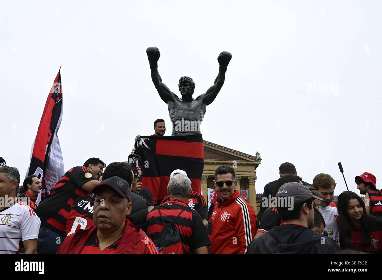Philadelphia -USA, June 16, 2025 FIFA Club World Cup, Flamengo fans ...