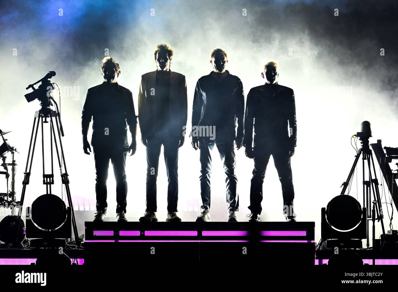 Rome, Italy. 16th June, 2025. Roger Taylor, John Taylor, Nick Rhodes ...