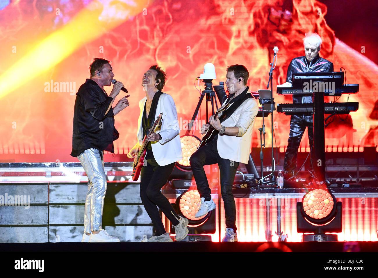 Rome, Italy. 16th June, 2025. Simon Le Bon and John Taylor of Duran ...