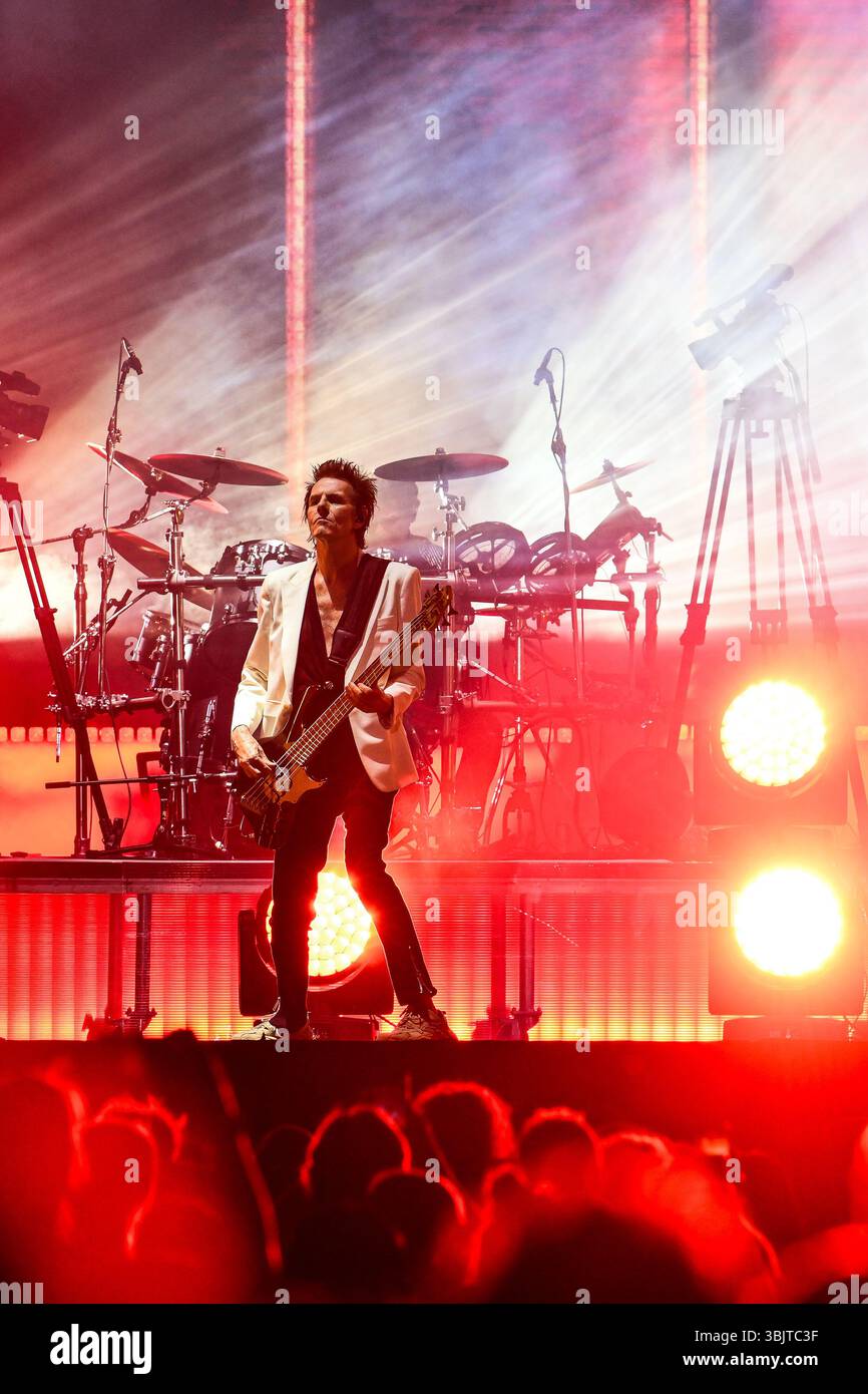 Rome, Italy. 16th June, 2025. John Taylor of Duran Duran during the ...
