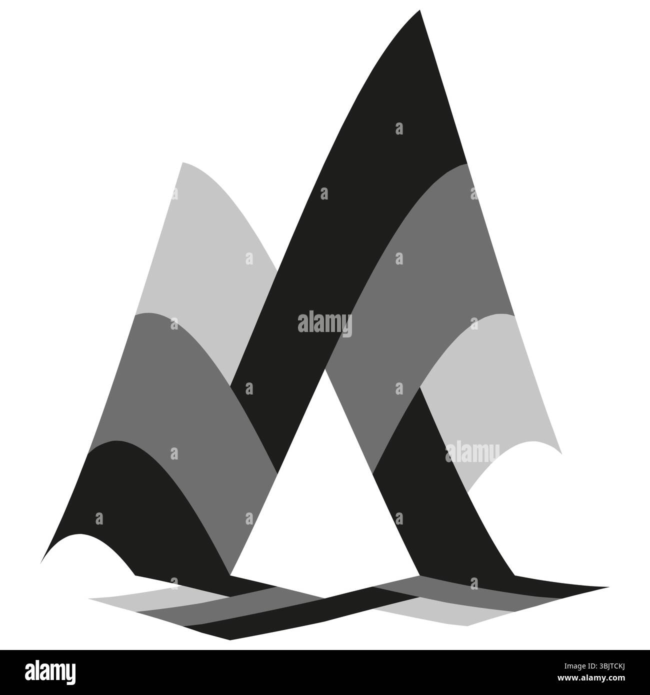 Ridge contour Cut Out Stock Images & Pictures - Alamy