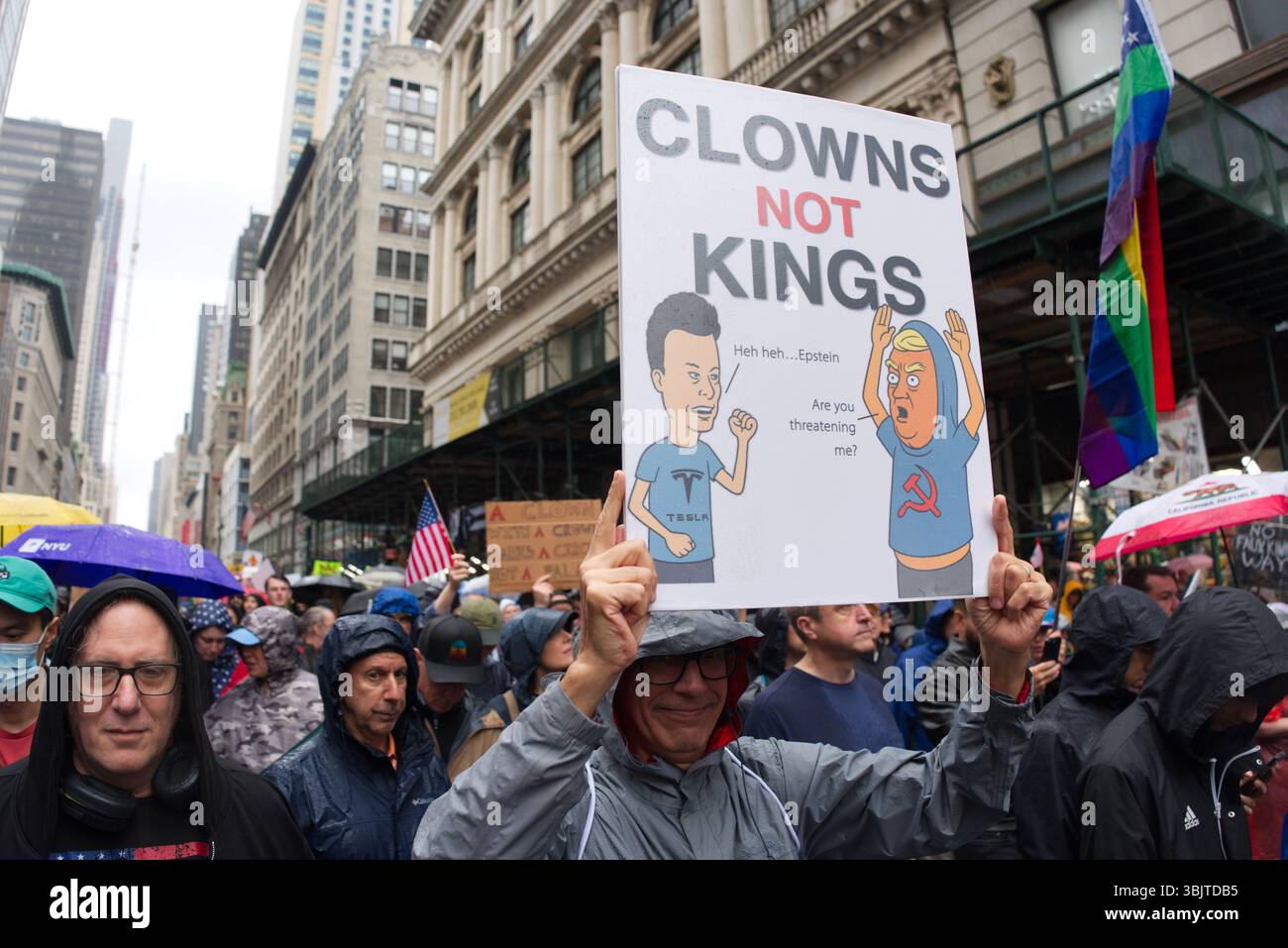 Epstein protest sign hi-res stock photography and images - Alamy