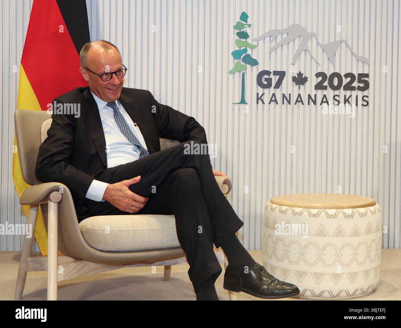 German Chancellor Friedrich Merz holds a bilateral meeting with Japanese Prime Minister Shigeru ...