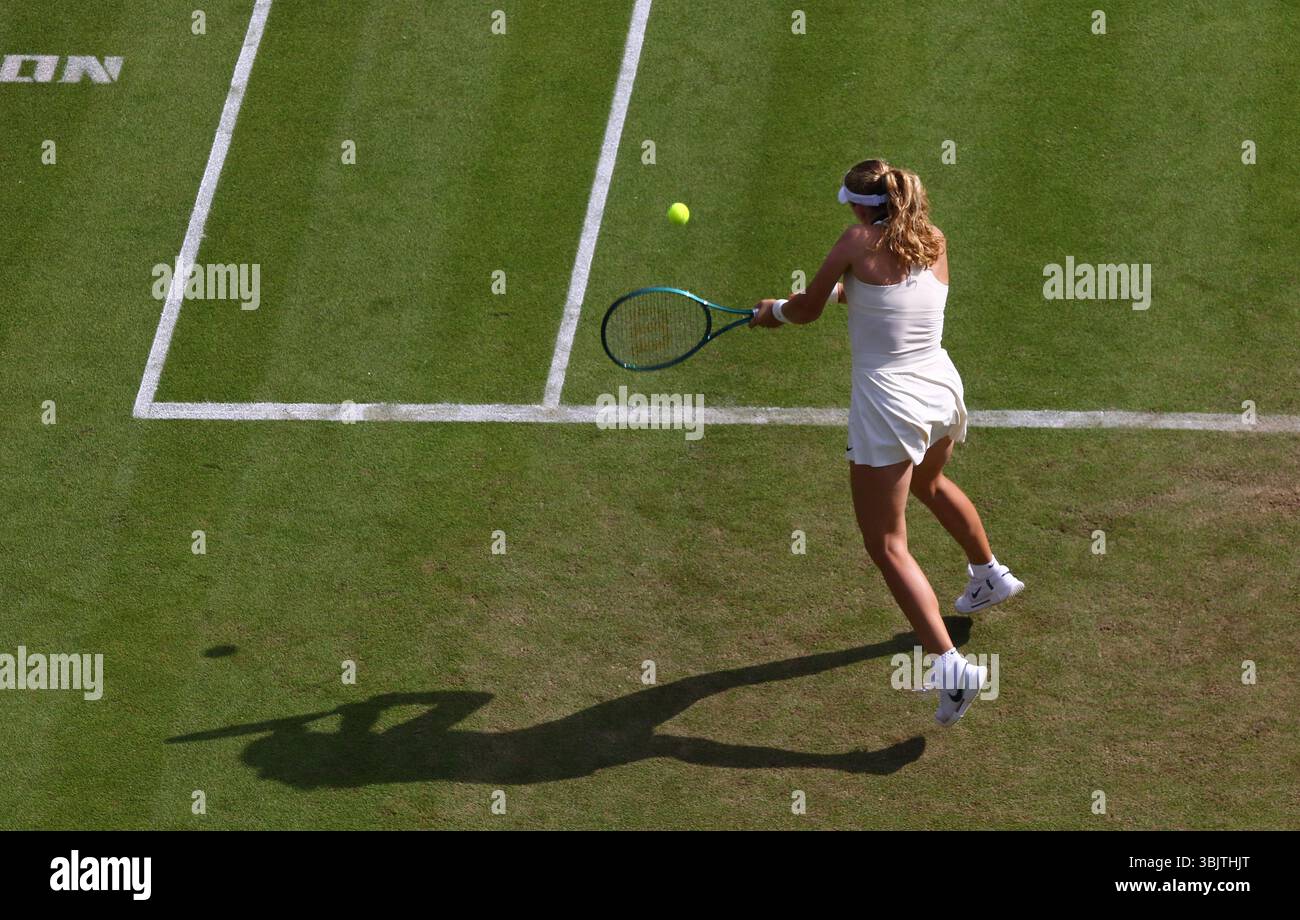 Berlin, Germany. 16th Jun 2025. Mirra ANDREEVA in action during her WTA ...