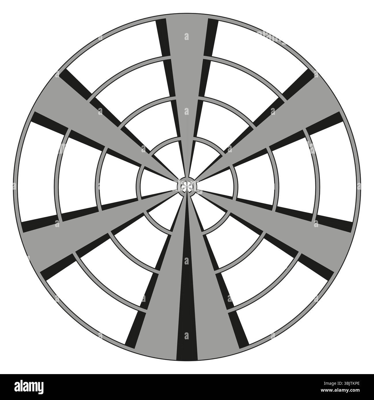 Circular chart icon. Segment division element. Vector pie symbol ...