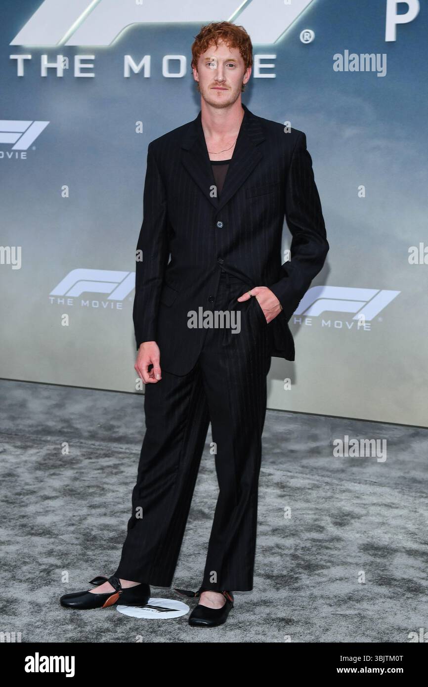 New York, USA. 16th June, 2025. Will Merrick walking on the red carpet ...