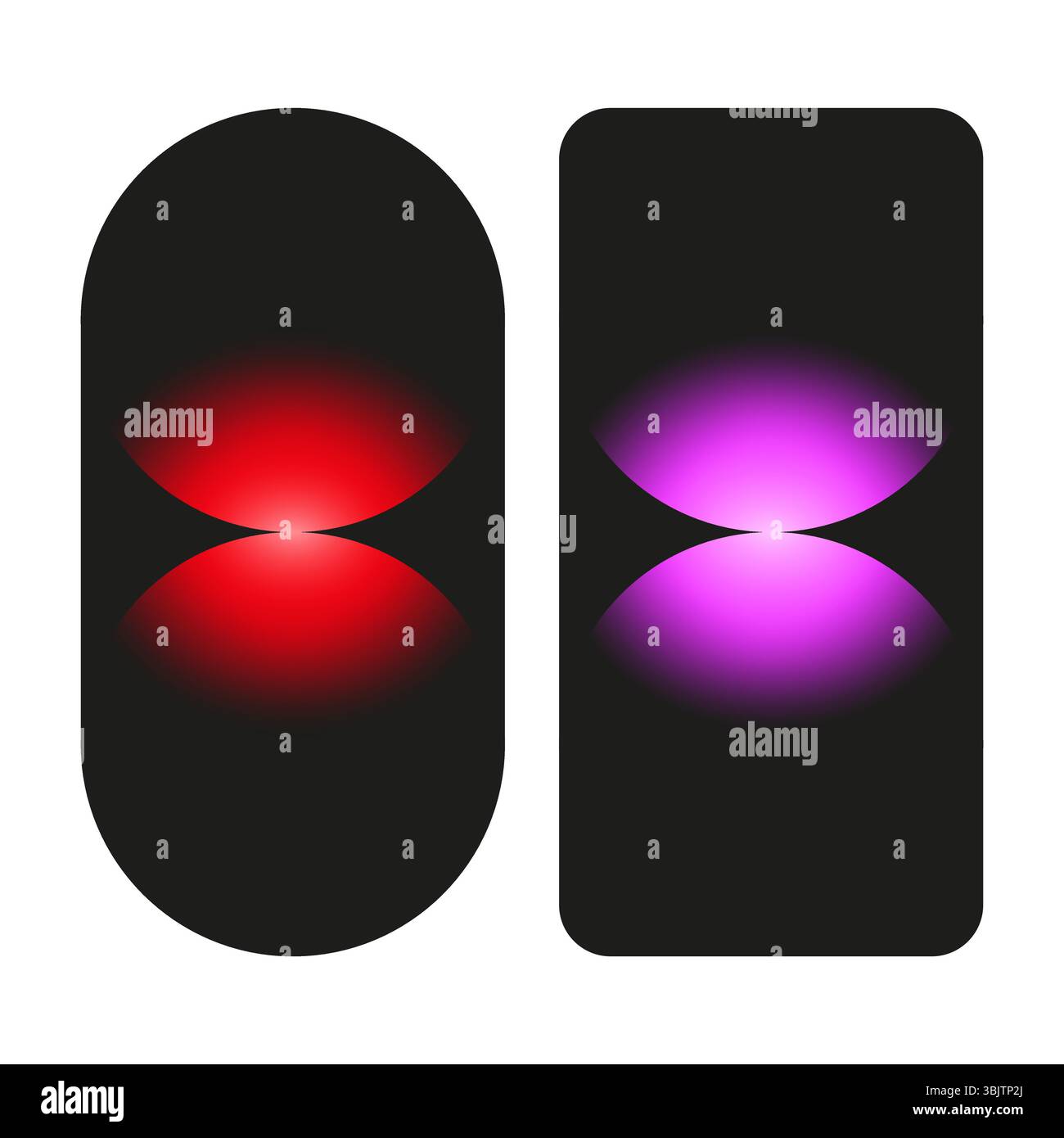 Neon glowing pill shape hi-res stock photography and images - Alamy