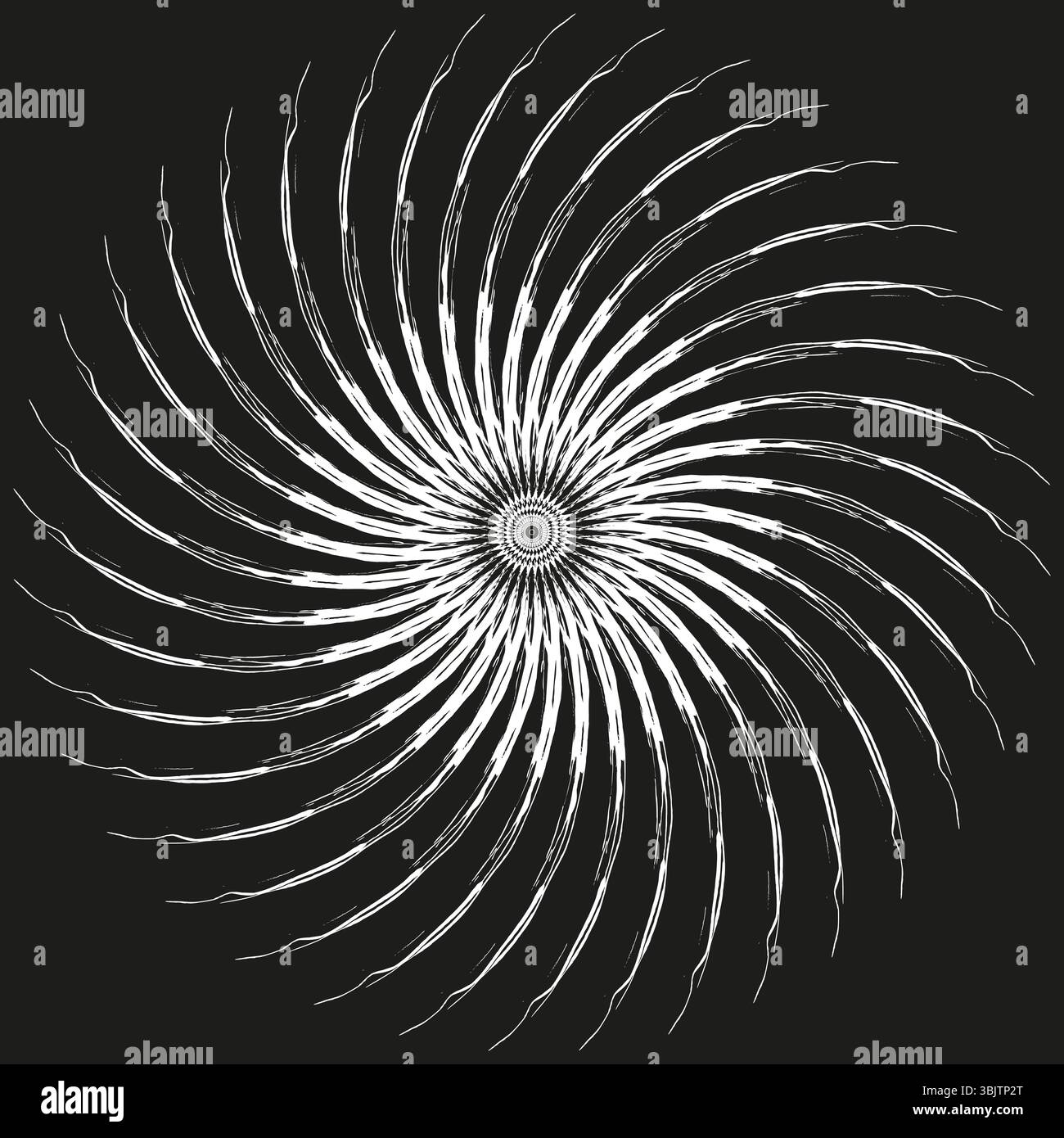 Spiral swirl pattern. Hypnotic rotation design. Vector circular motion ...