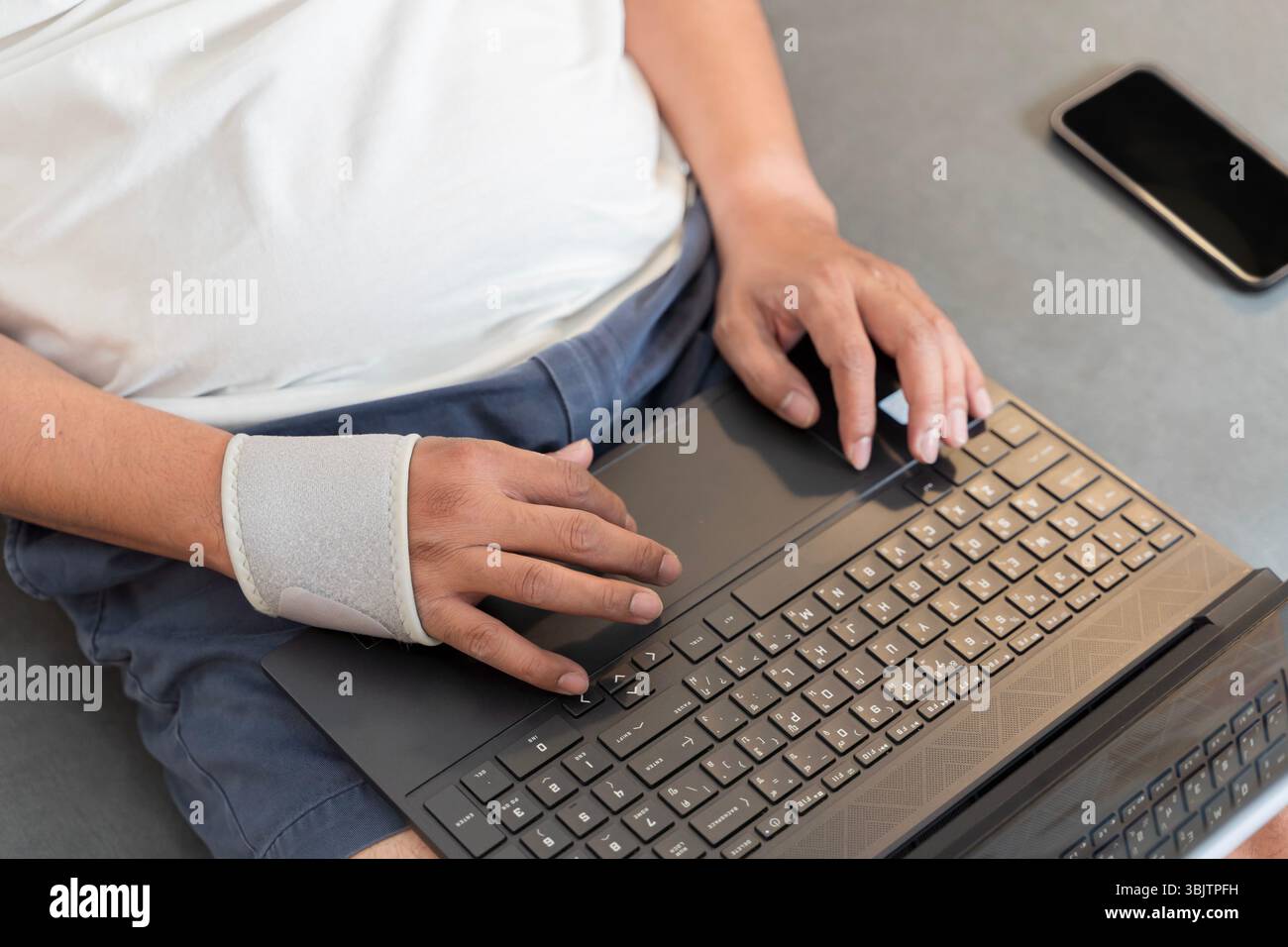 Wrist band keyboard hi-res stock photography and images - Alamy
