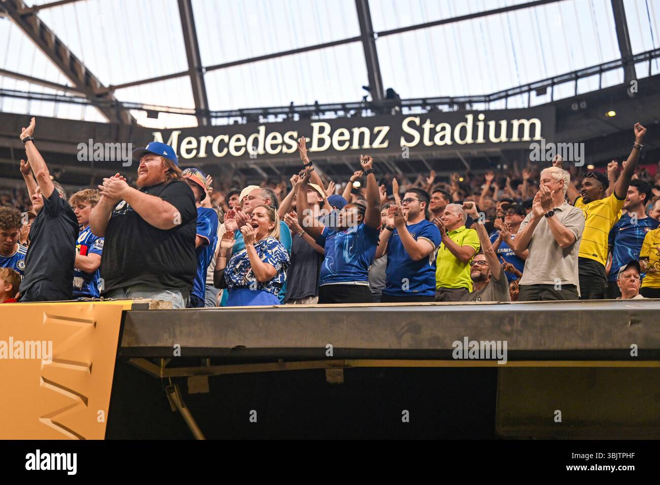 ATLANTA, GA – JUNE 16: Chelsea fans cheer during the FIFA Club World ...