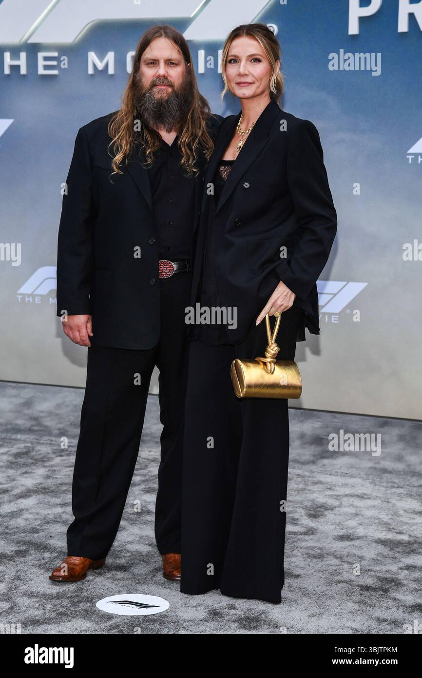 New York, USA. 16th June, 2025. Chris Stapleton, Morgane Stapleton ...