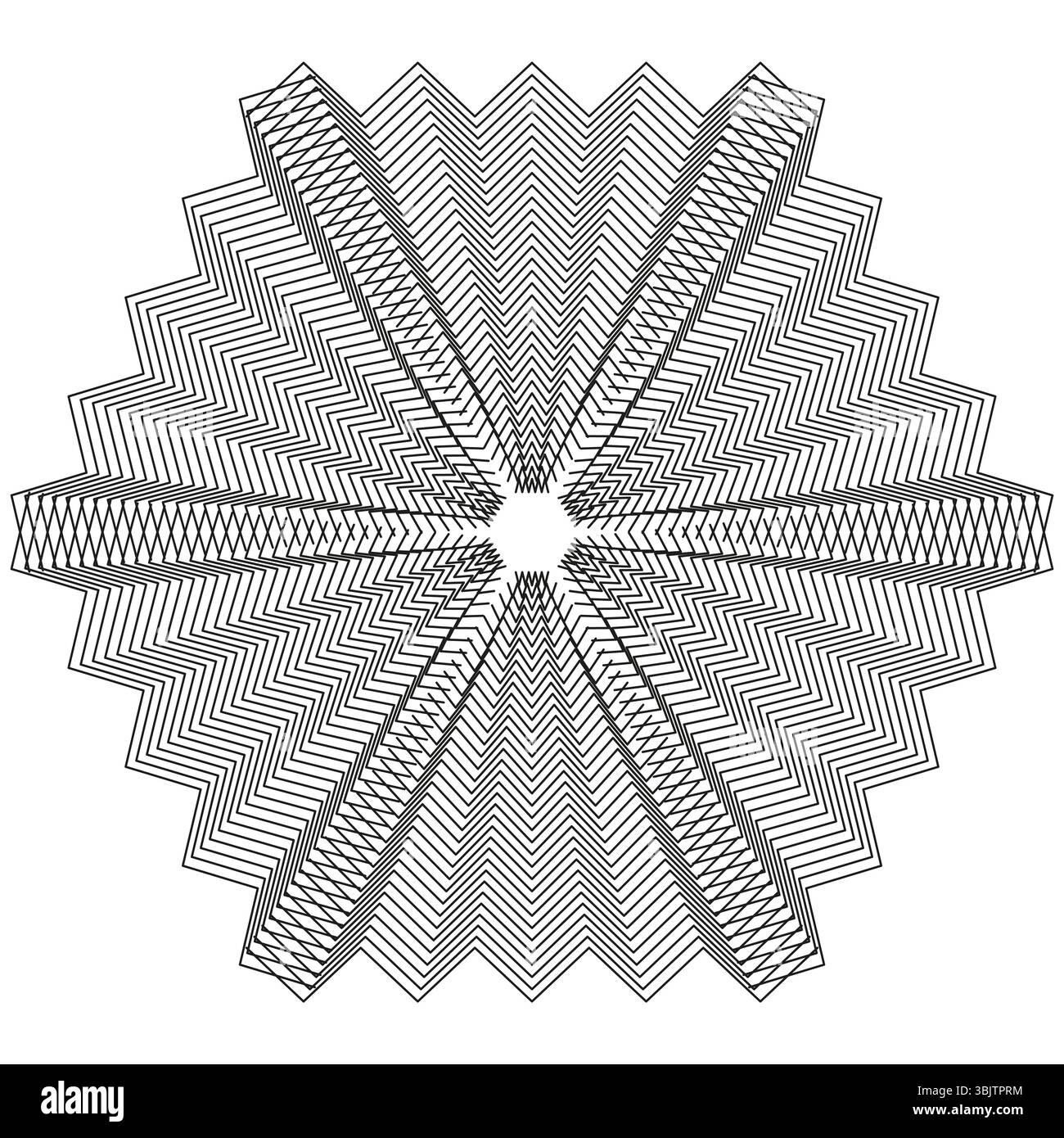 Prominent radial pattern Stock Vector Images - Alamy
