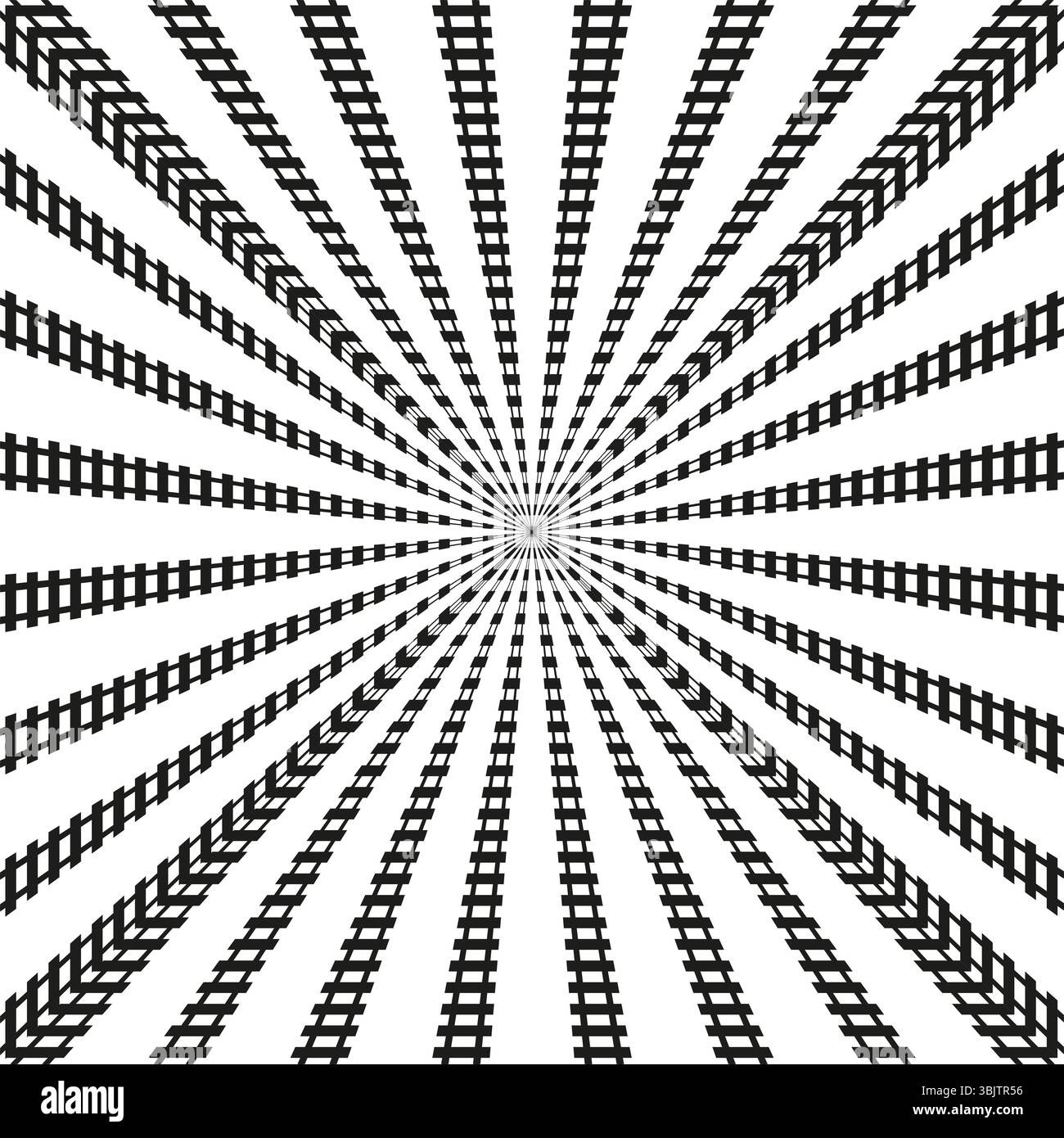 Square radial rays. Optical lines pattern. Radiating vector design ...