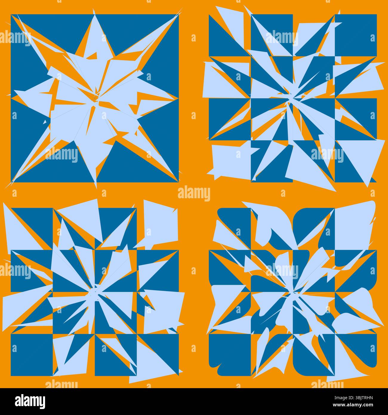 Repetitive square mosaic tiles Stock Vector Images - Alamy