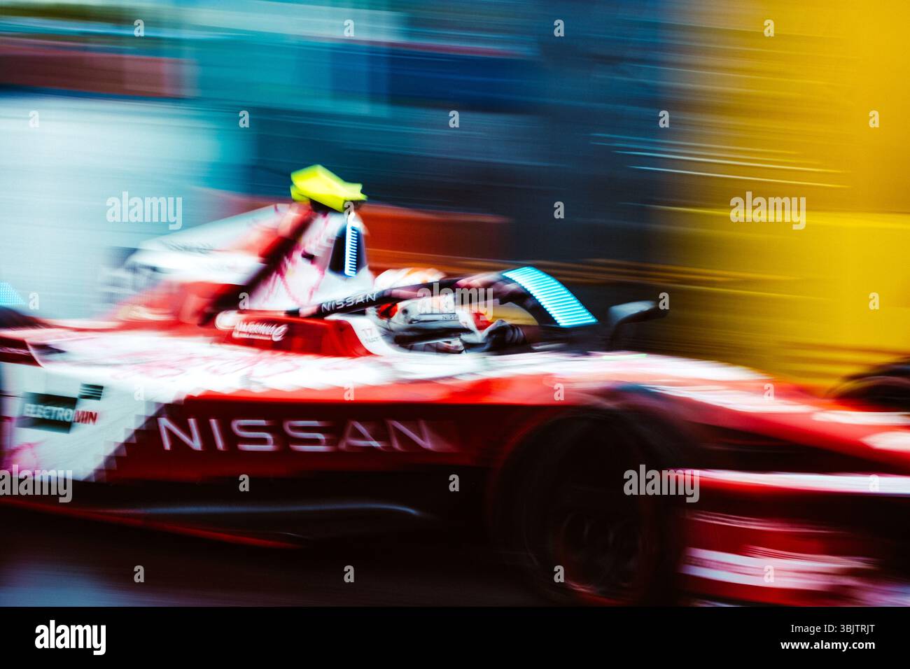 Nissan driver Norman Nato in action during Saturdays wet race at the ...