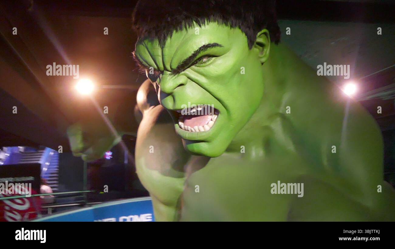 London, England 1st June 2025 The Hulk in Marvel Universe Marvel Hall ...