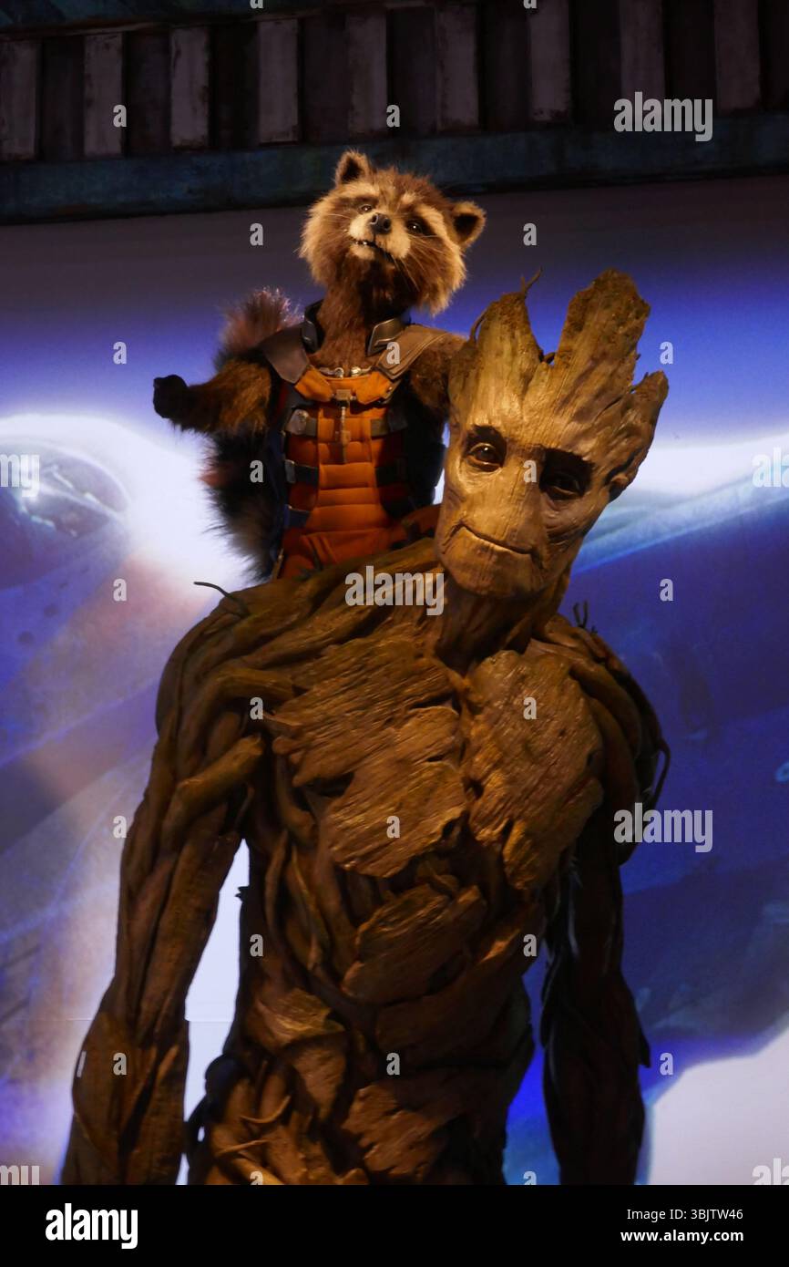 London, England 1st June 2025 Bradley Cooper Rocket and Vin Diesel Grut ...