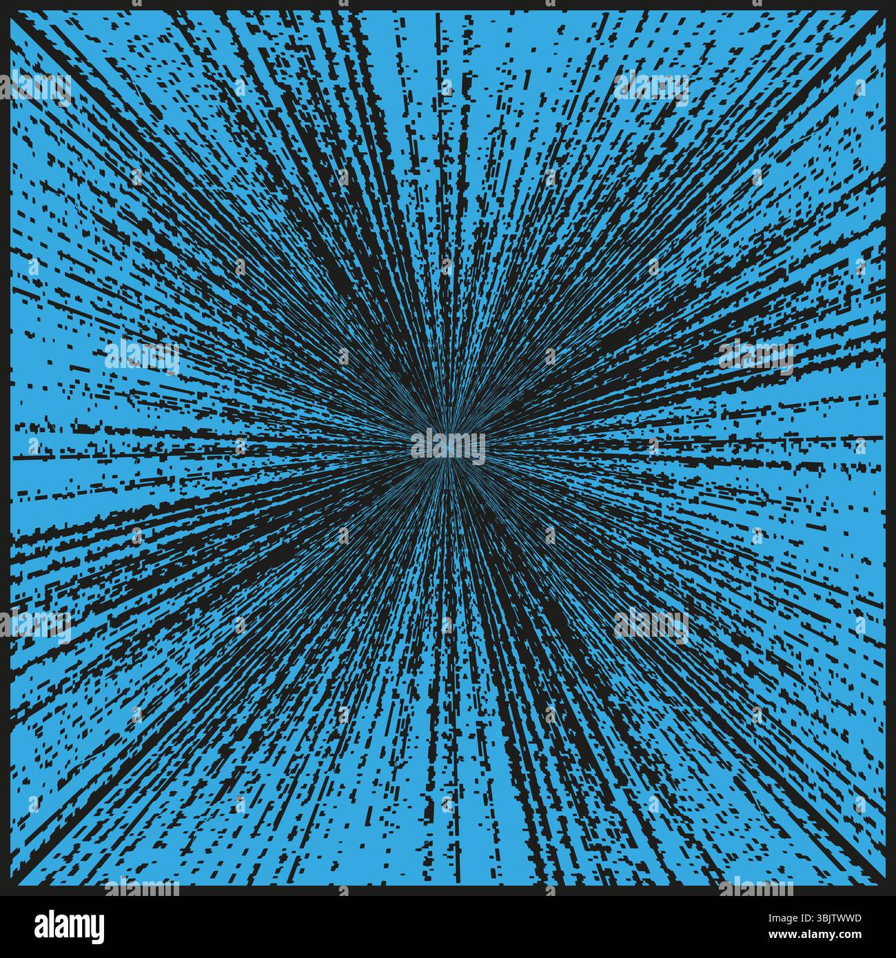 Radial ray explosion. Abstract Vector burst. Dynamic line pattern ...