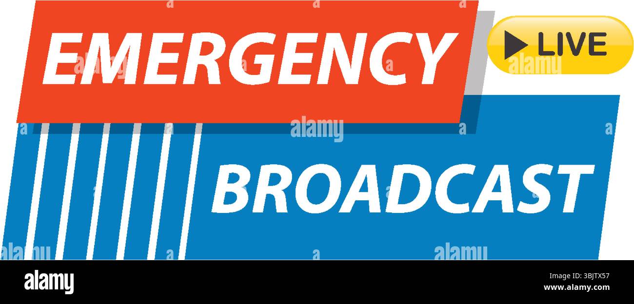 Bold vector illustration with red and blue colors, featuring emergency ...
