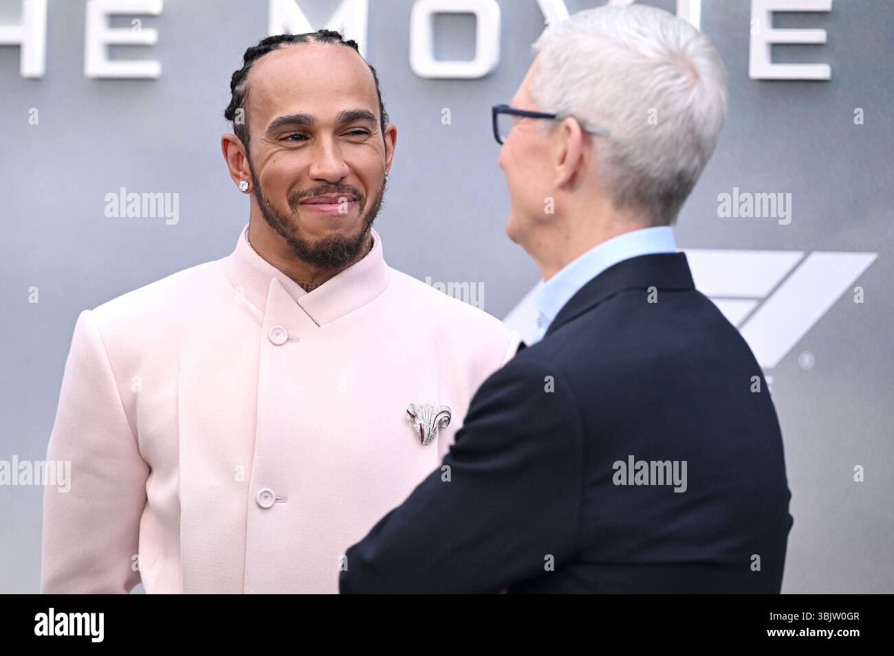 New York, USA. 16th June, 2025. Lewis Hamilton walking on the red ...