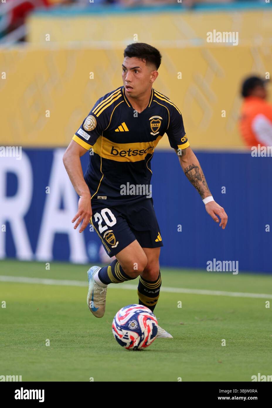 Miami Gardens, USA. 16th June, 2025. Alan Velasco of Boca Juniors ...