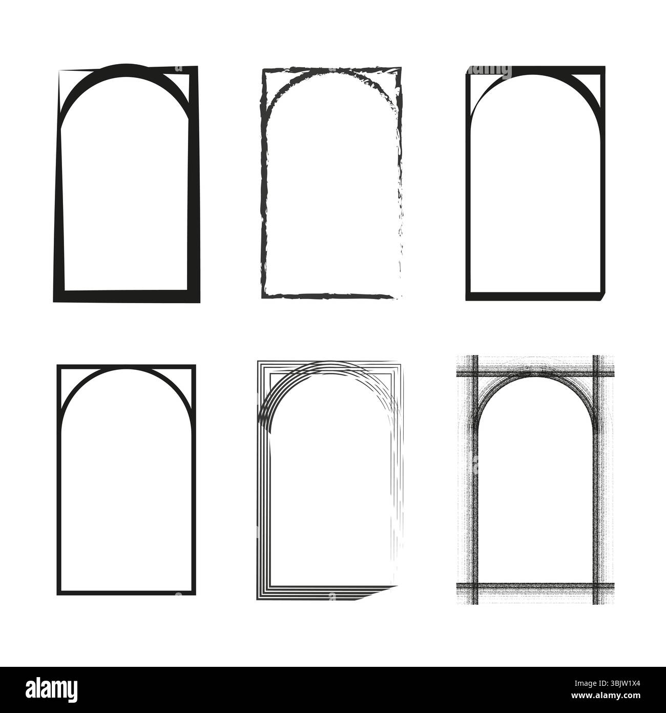 The ruined arch Stock Vector Images - Alamy