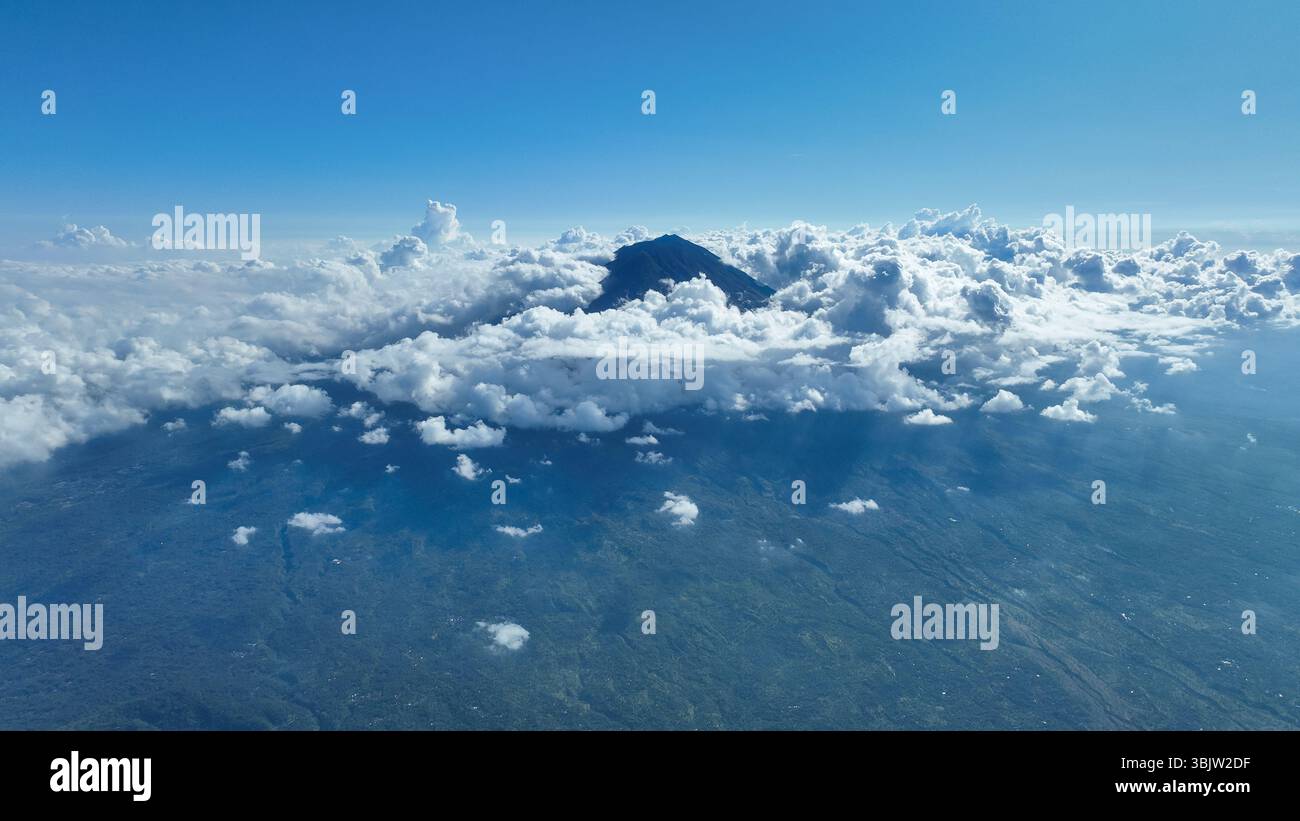 Aerial view majestic gunung agung hi-res stock photography and images ...
