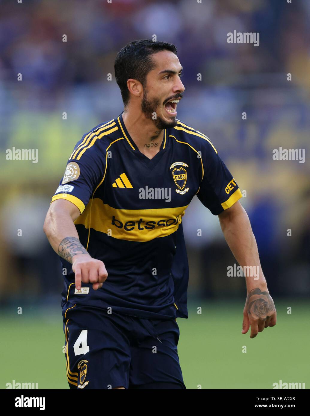 Miami Gardens, USA. 16th June, 2025. Nicolas Figal of Boca Juniors ...