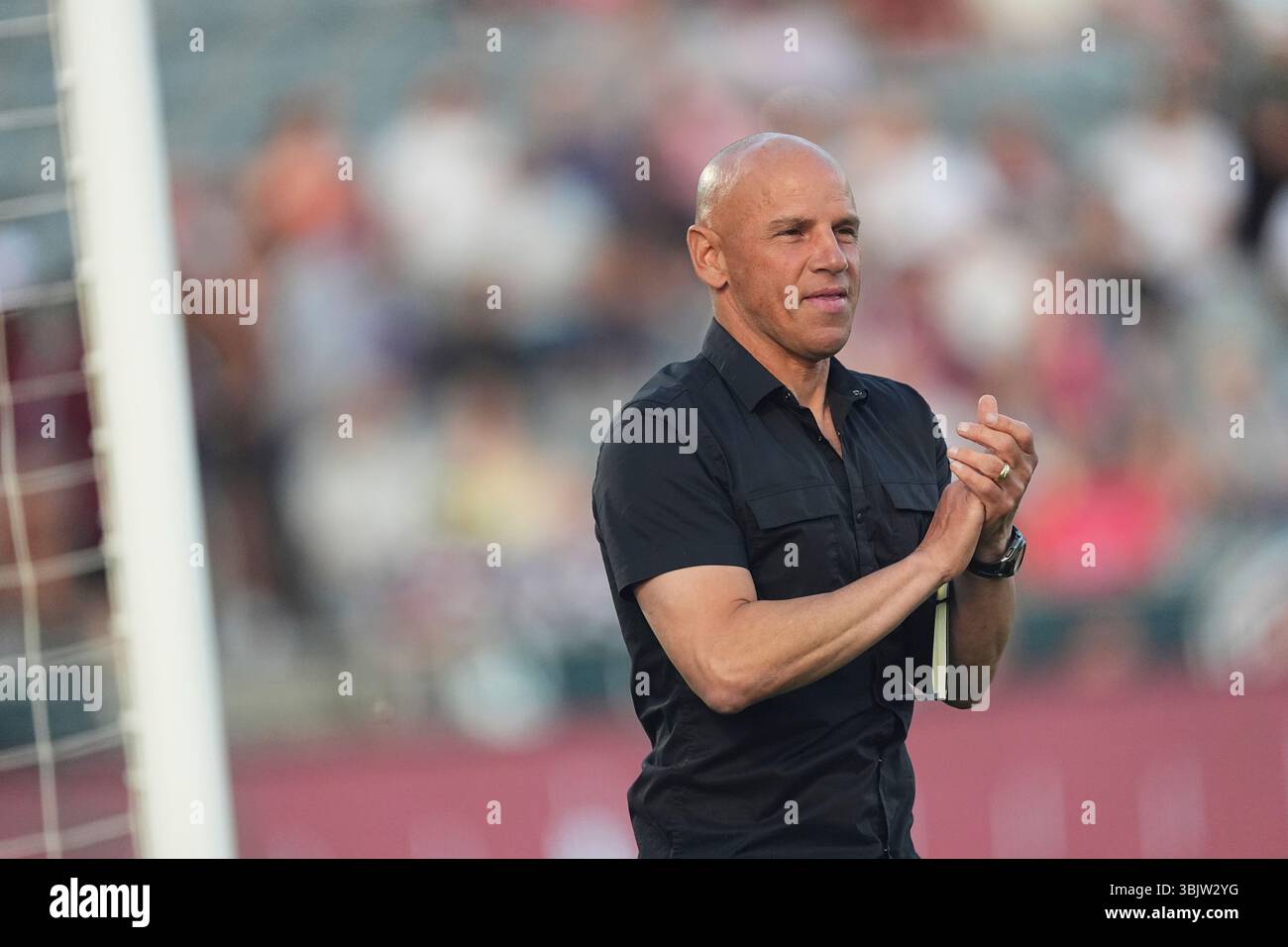 Colorado Rapids head coach Chris Armas in the first half of an MLS ...