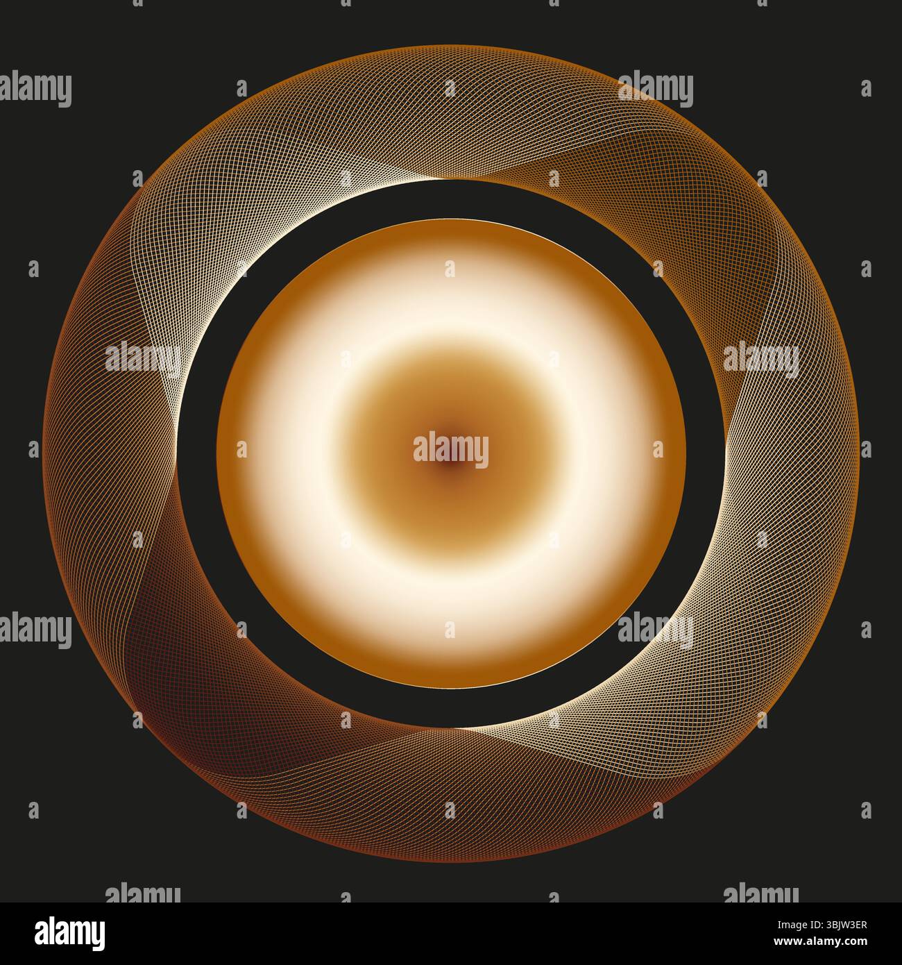 Abstract radial lines. Circular Vector gradient. Glowing center pattern ...