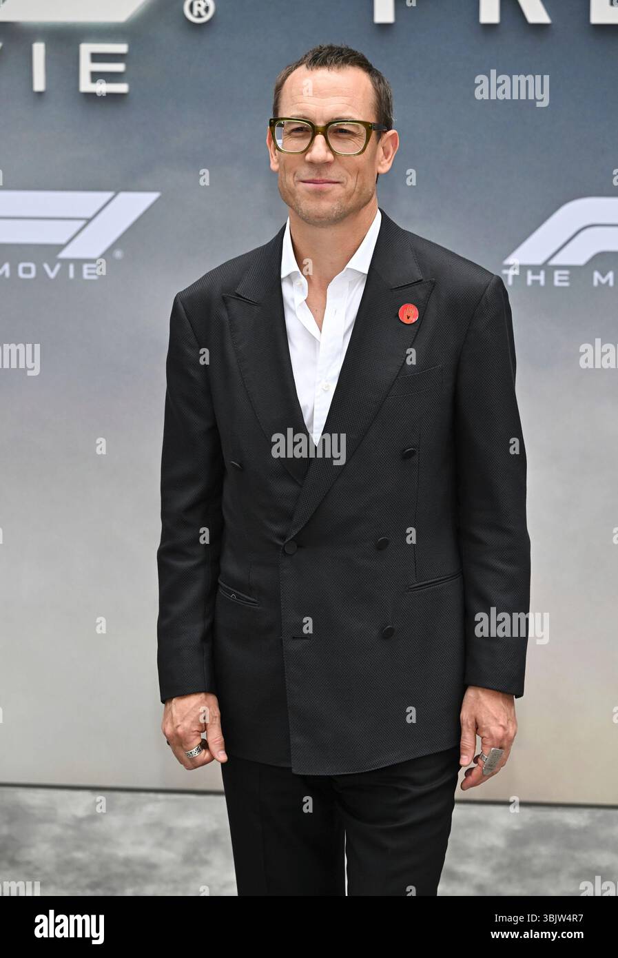 Tobias Menzies attends the world premiere of "F1 The Movie" in Times ...