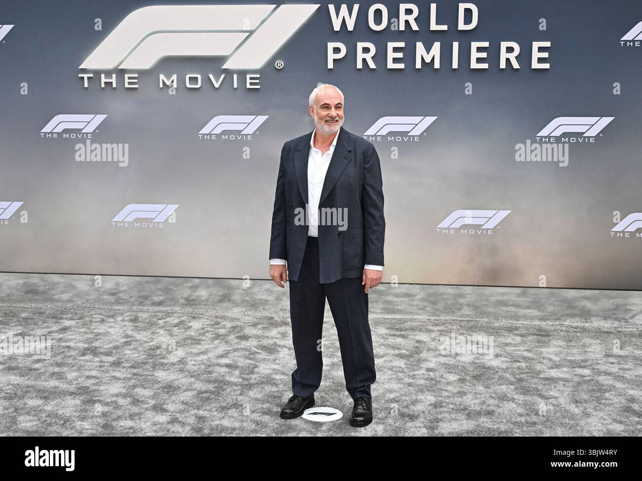 Kim Bodnia attends the world premiere of "F1 The Movie" in Times Square ...