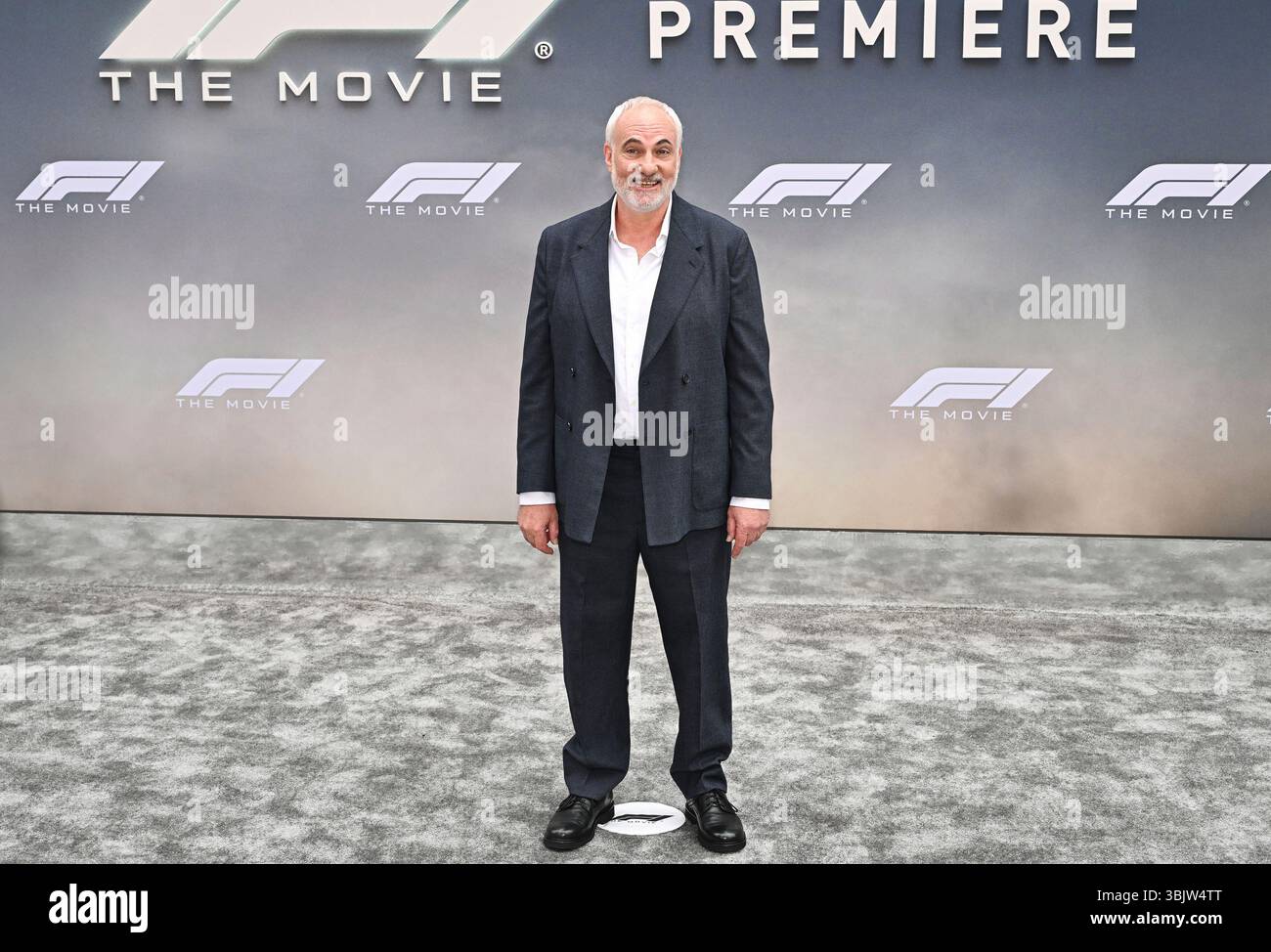 Kim Bodnia attends the world premiere of "F1 The Movie" in Times Square ...