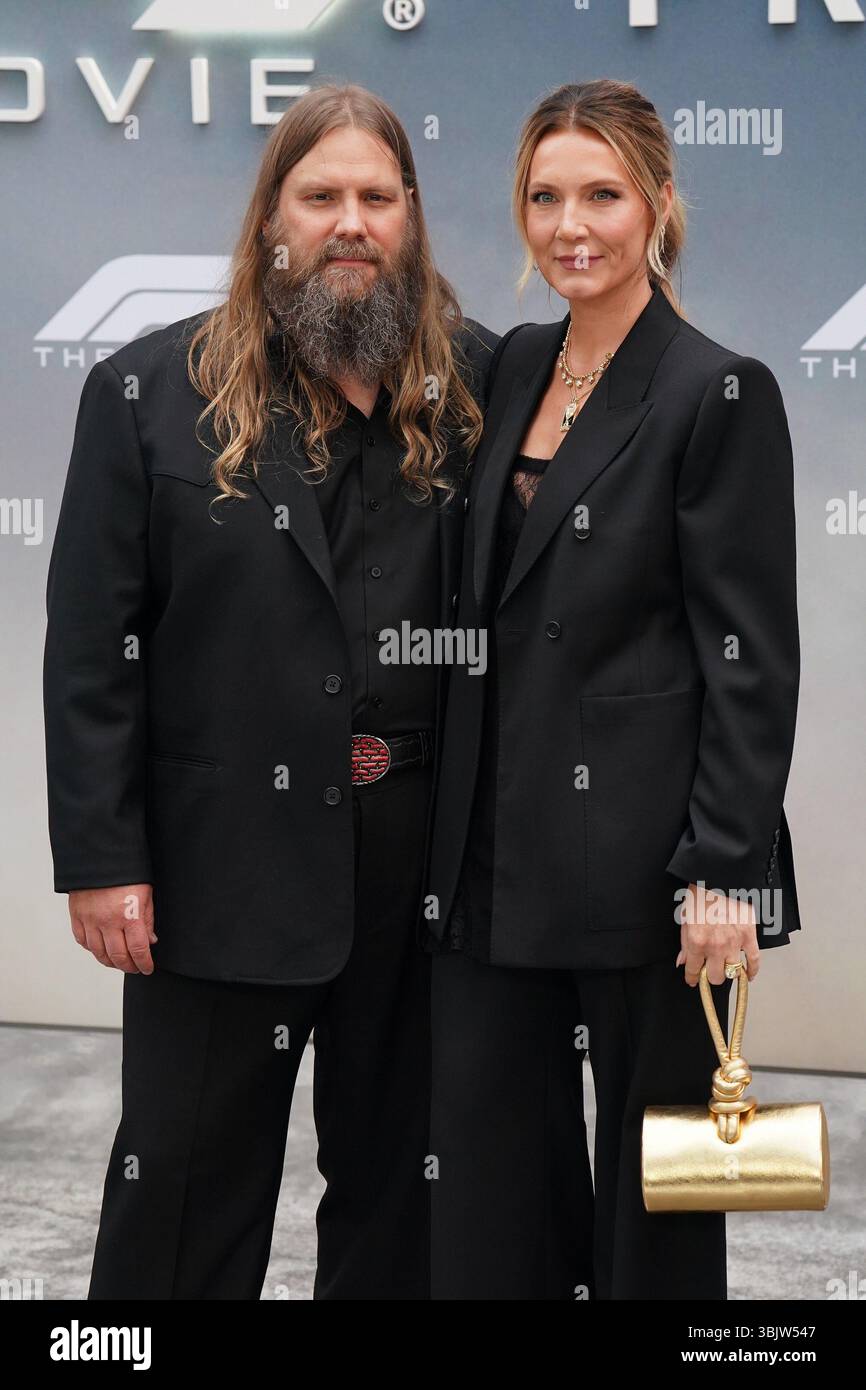 Chris Stapleton, Morgane Stapleton at arrivals for F1: THE MOVIE ...