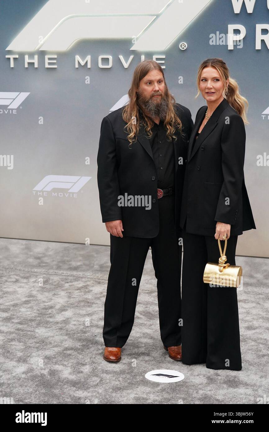 Chris Stapleton, Morgane Stapleton at arrivals for F1: THE MOVIE ...