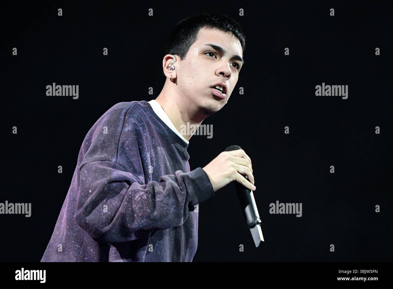 Buenos Aires (16th Jun 2025). Argentinian rapper Milo J, La Retirada ...